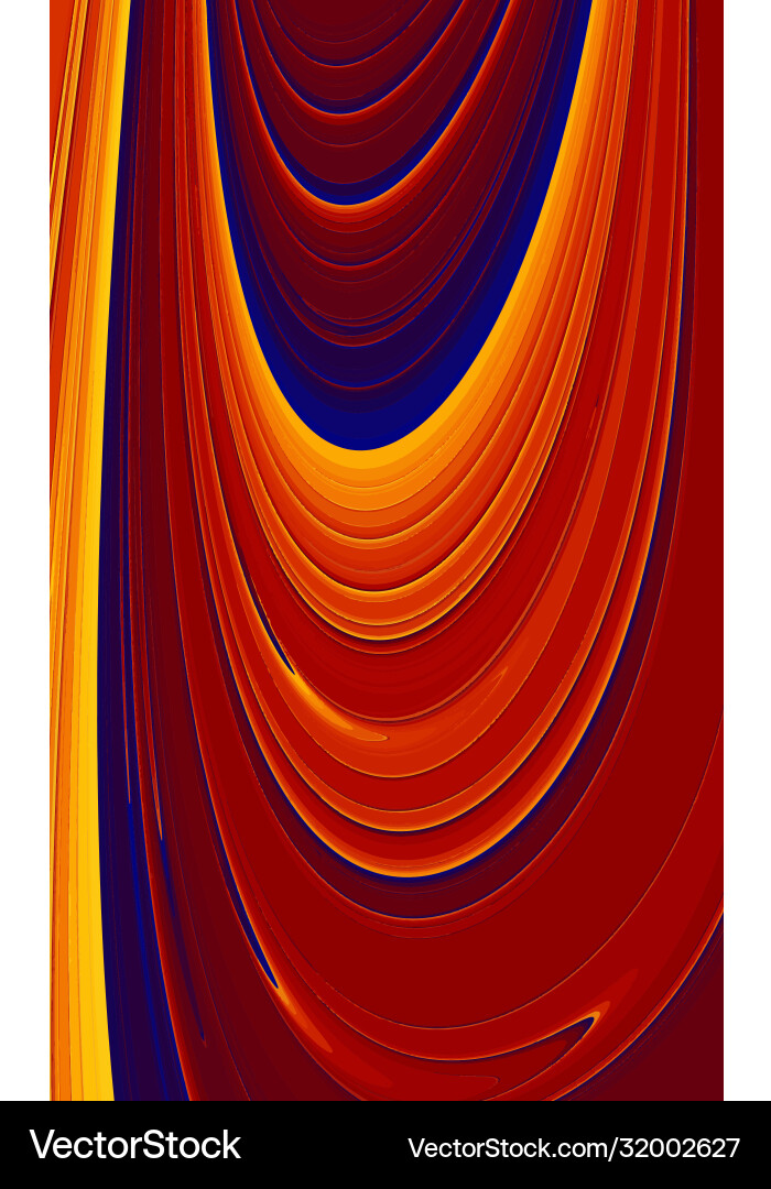 Abstract meditative color fractal Royalty Free Vector Image