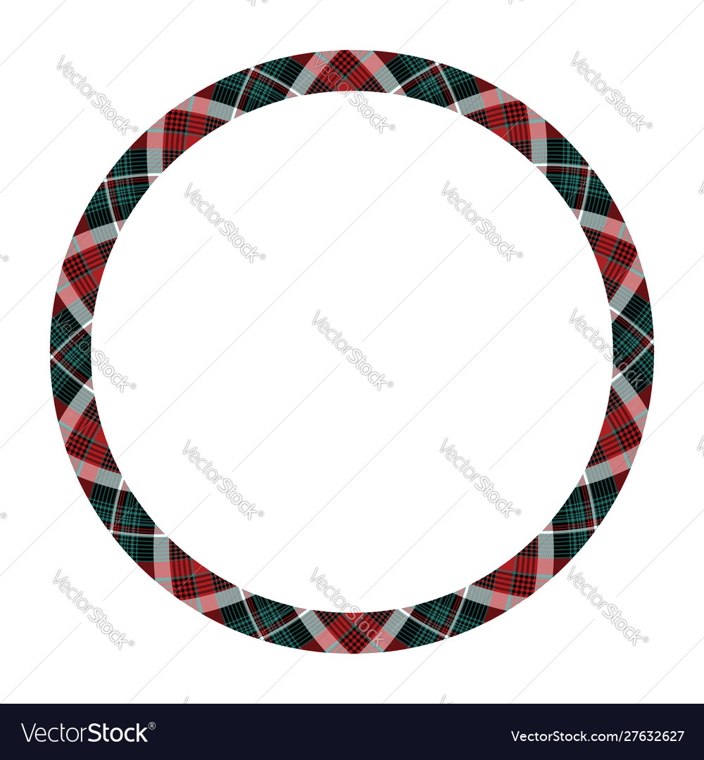 Circle borders and frames round border pattern Vector Image