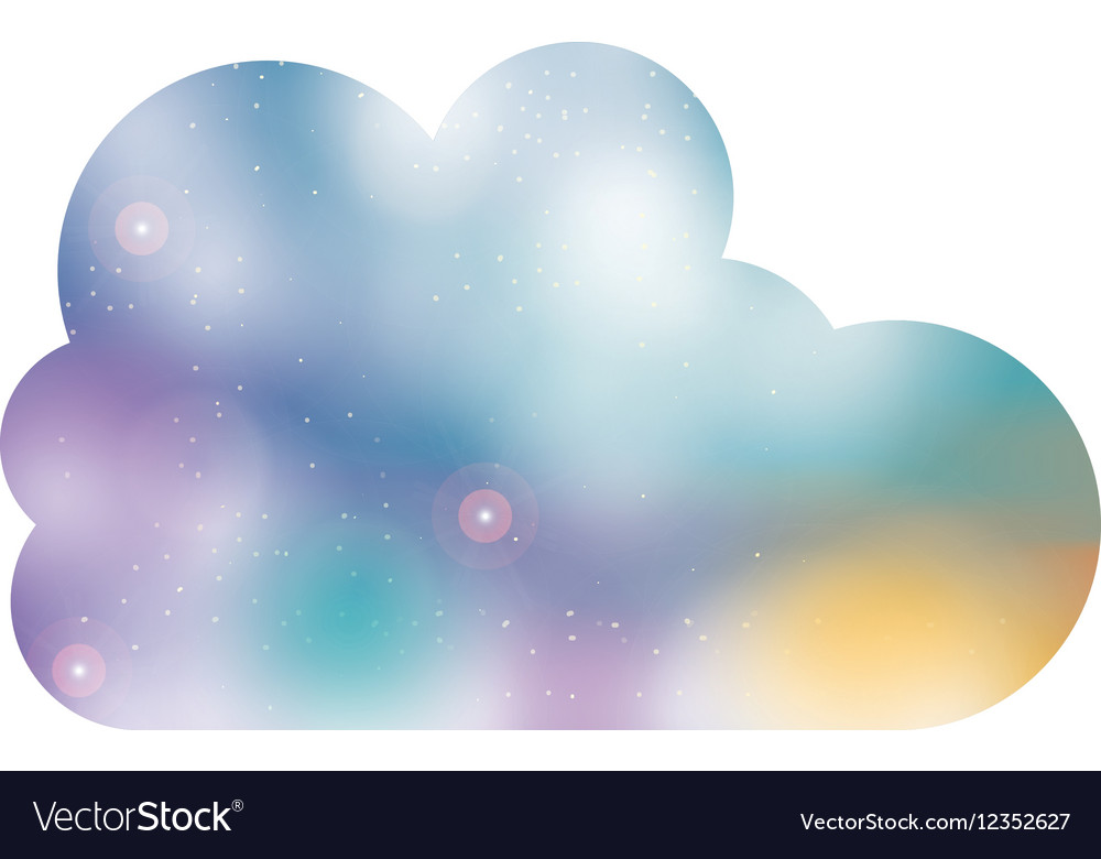 Isolated cloud computing design Royalty Free Vector Image