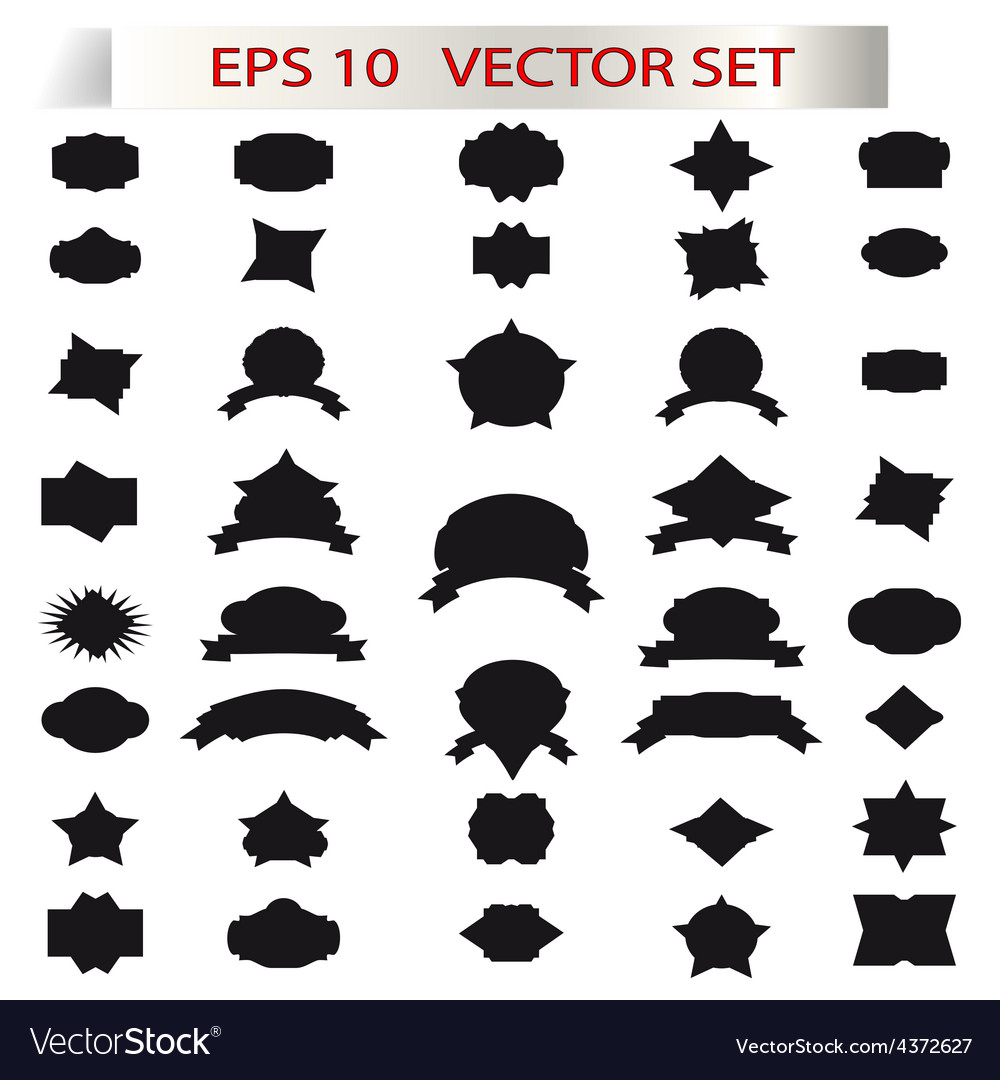Retro elements Royalty Free Vector Image - VectorStock