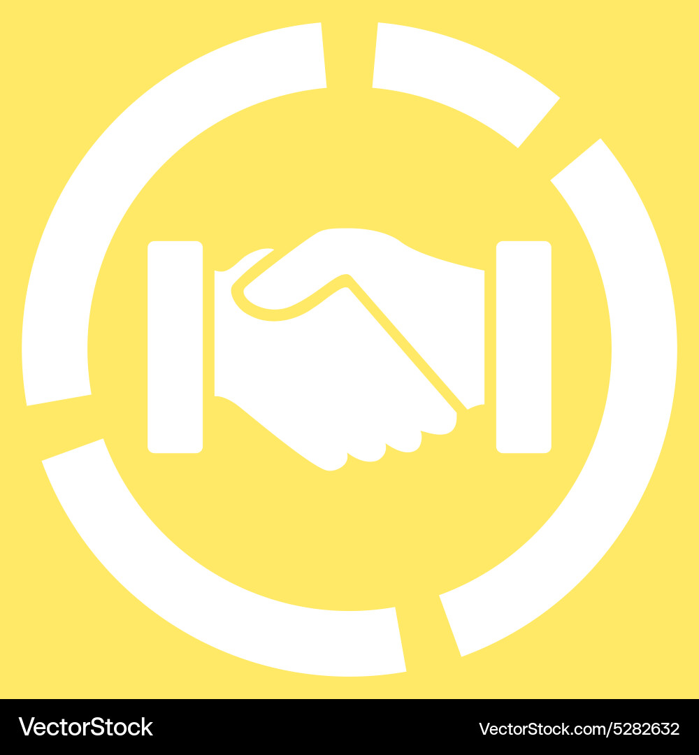 Acquisition diagram icon from business bicolor set