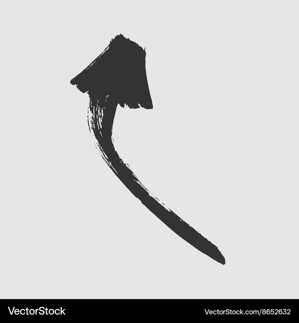 Black And White Up Arrow