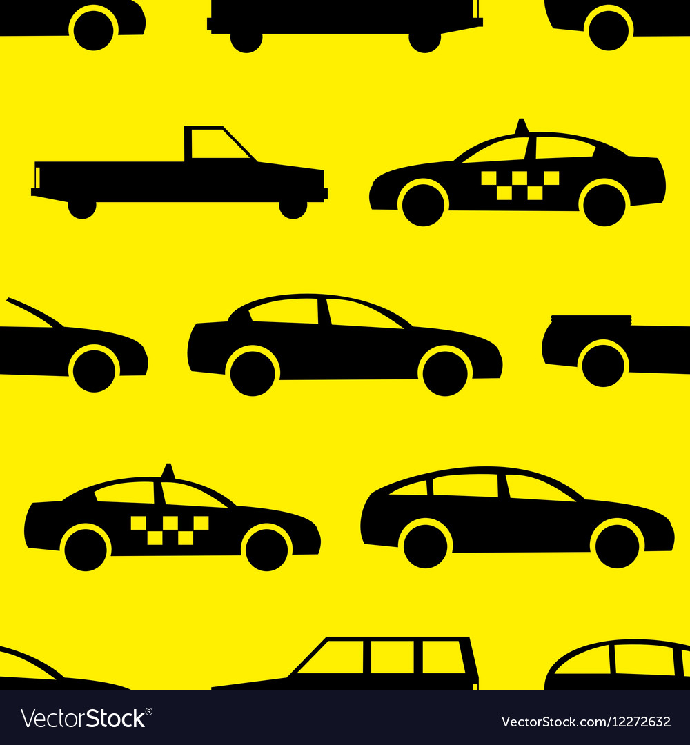 Car seamless pattern Royalty Free Vector Image