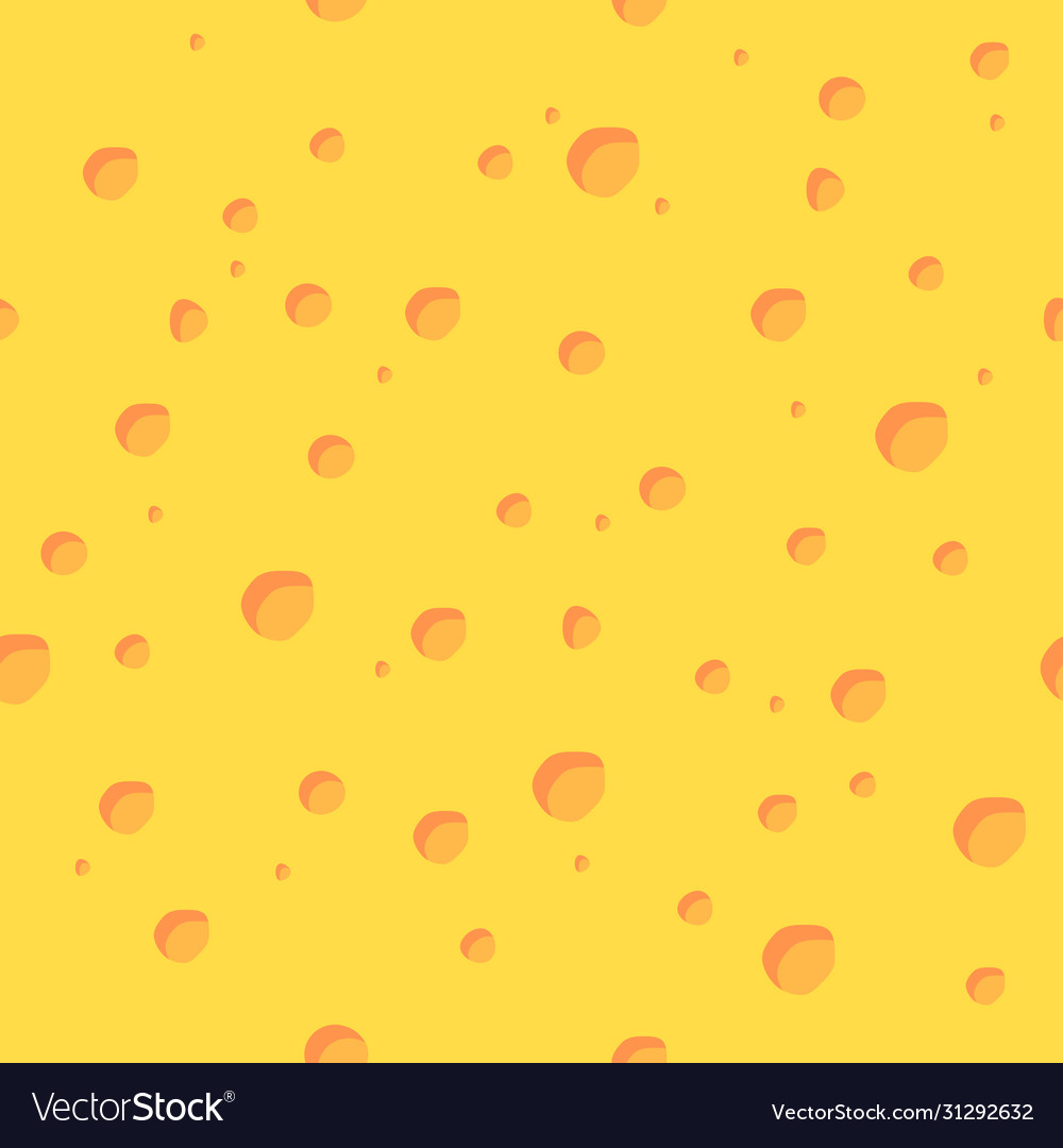 Cheese seamless pattern background Royalty Free Vector Image