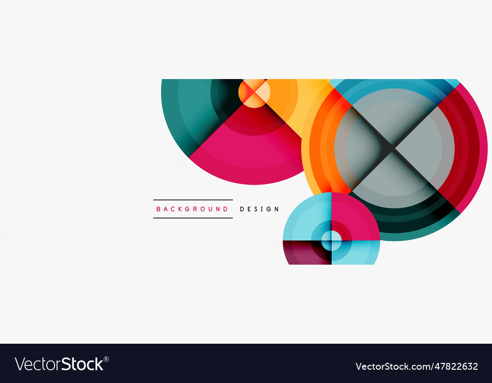 Circle pattern background abstract backgrounds Vector Image