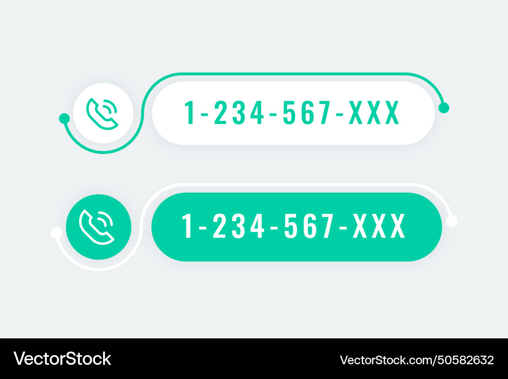 Modern call us now template for business Vector Image