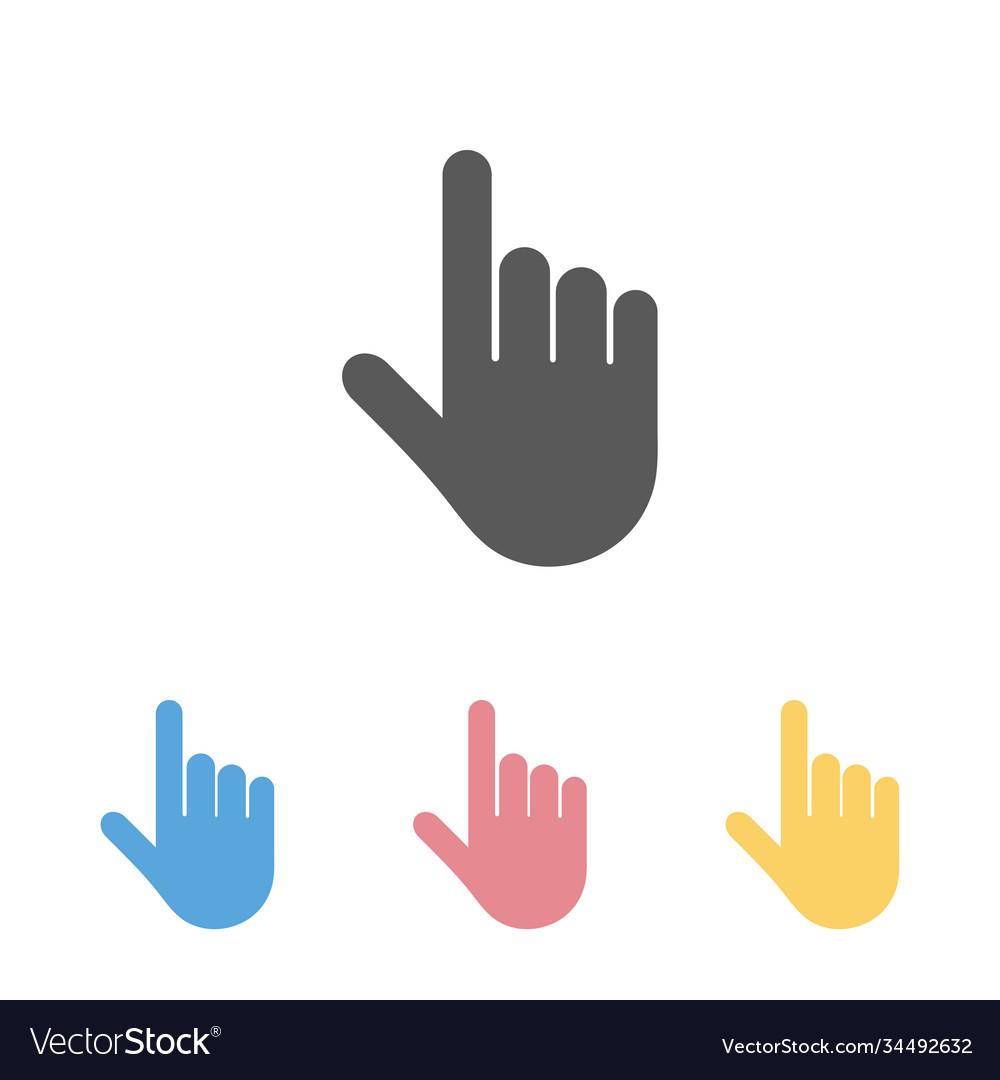 Pointer icon Royalty Free Vector Image - VectorStock