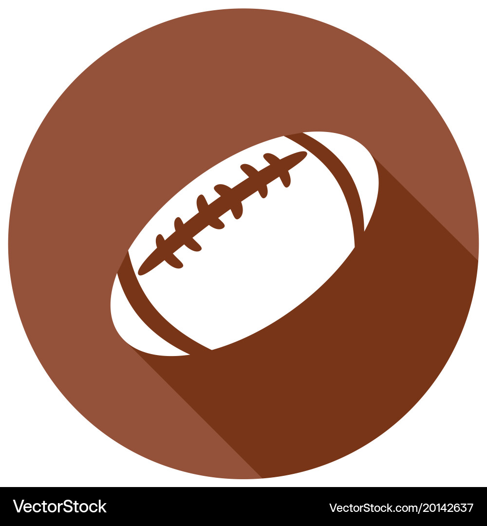 American football icon Royalty Free Vector Image