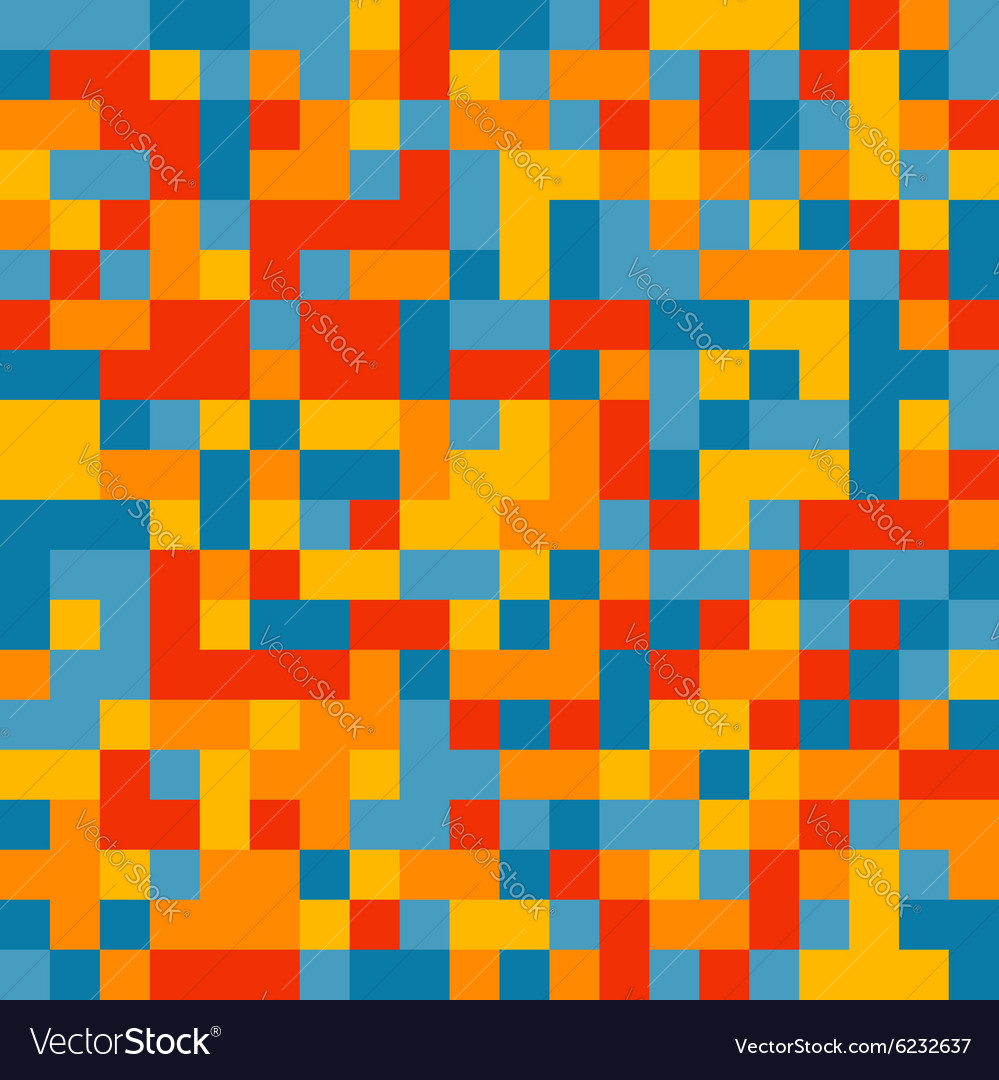 Colorful pixelated pattern Royalty Free Vector Image