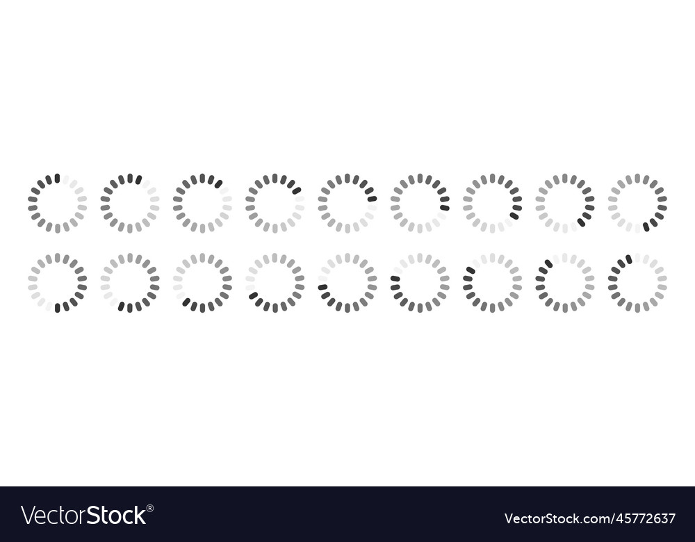 Load gif icon circle website buffer loader Vector Image