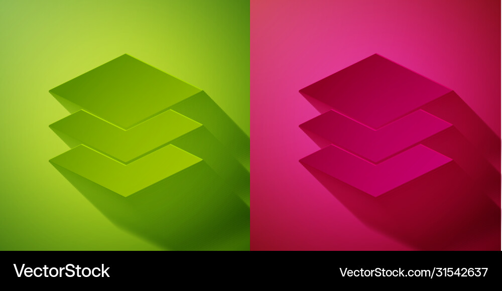 Paper cut layers clothing textile icon isolated Vector Image