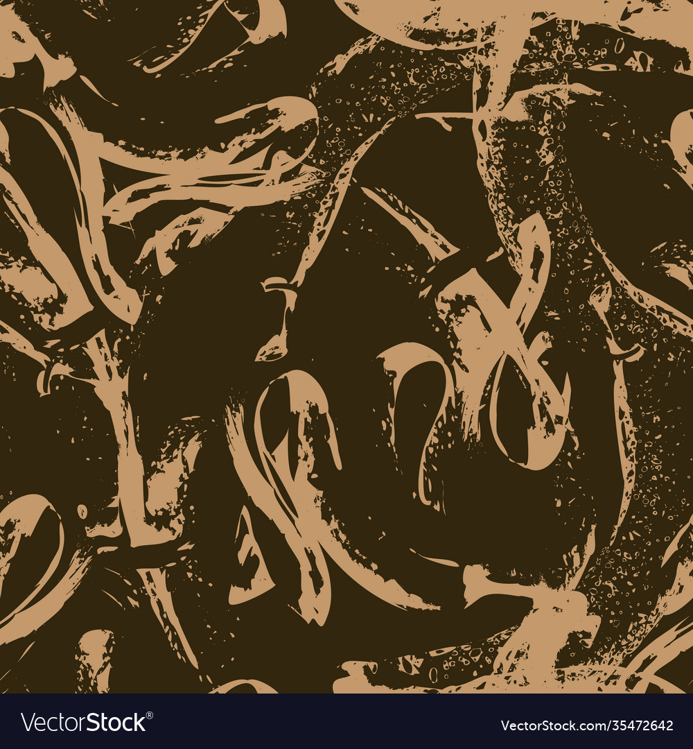 Abstract seamless pattern in grunge style Vector Image