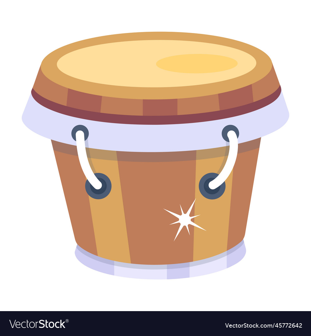 Bongo drum Royalty Free Vector Image - VectorStock