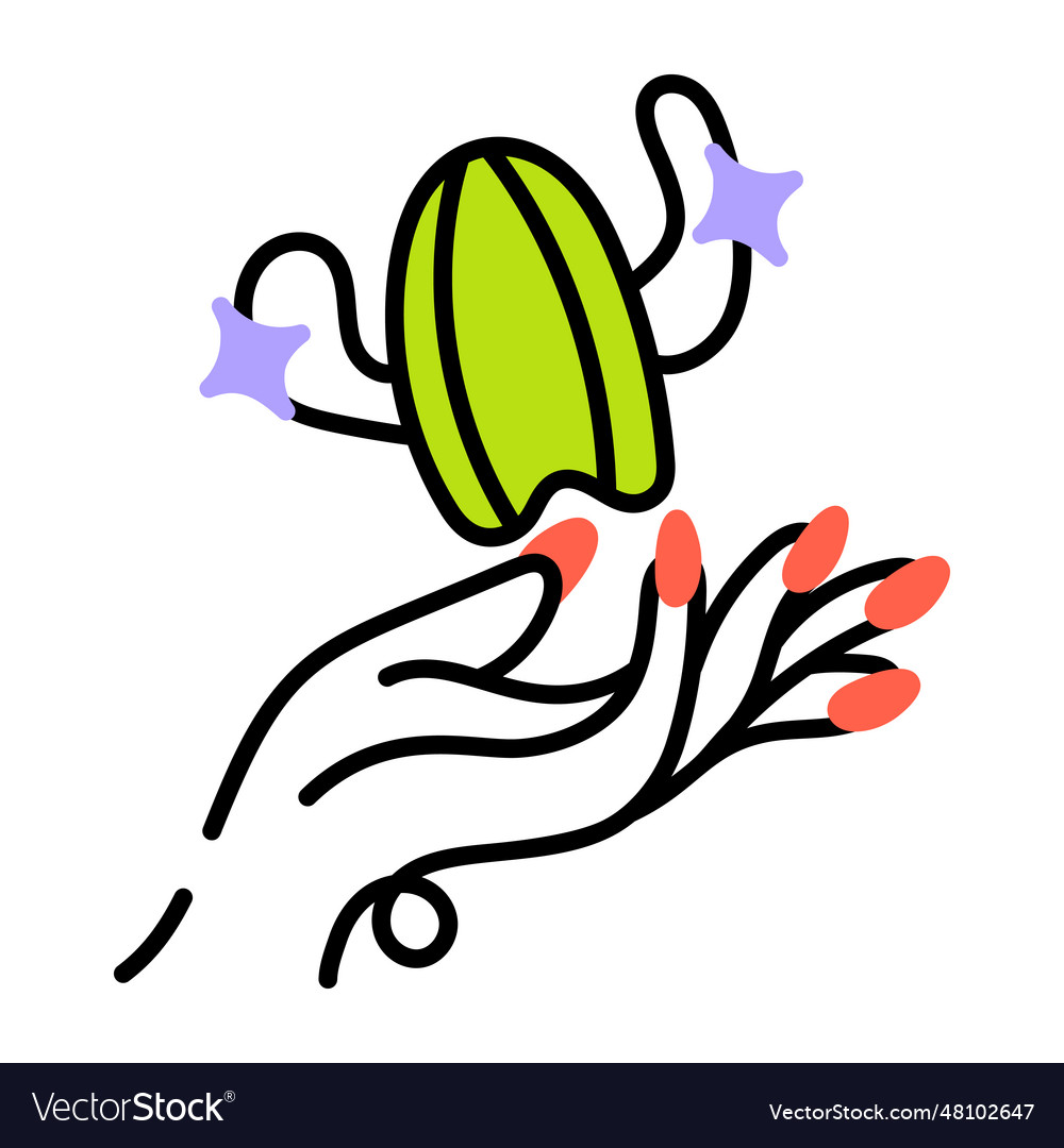 Cactus magic Royalty Free Vector Image - VectorStock