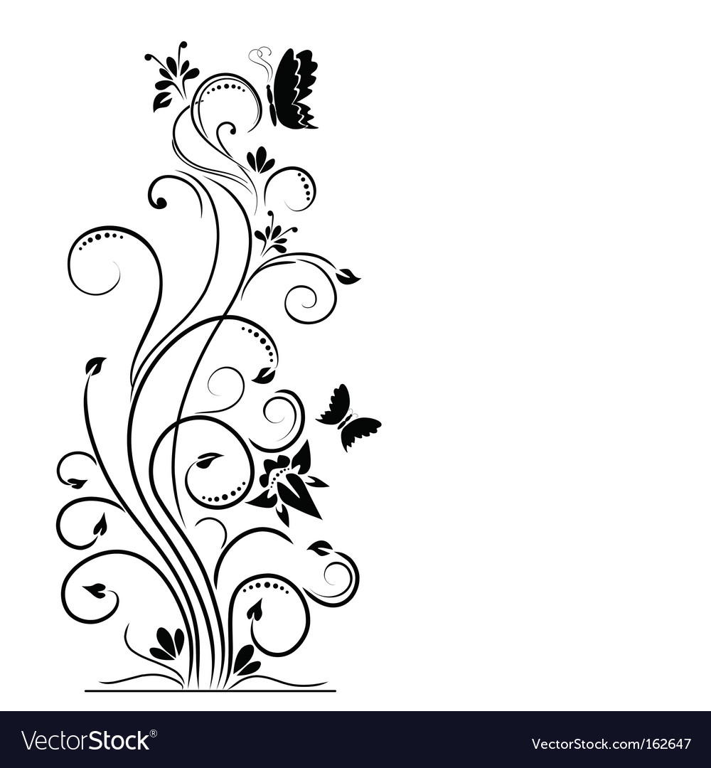 Floral background Royalty Free Vector Image - VectorStock Floral background Royalty Free Vector Image - VectorStock