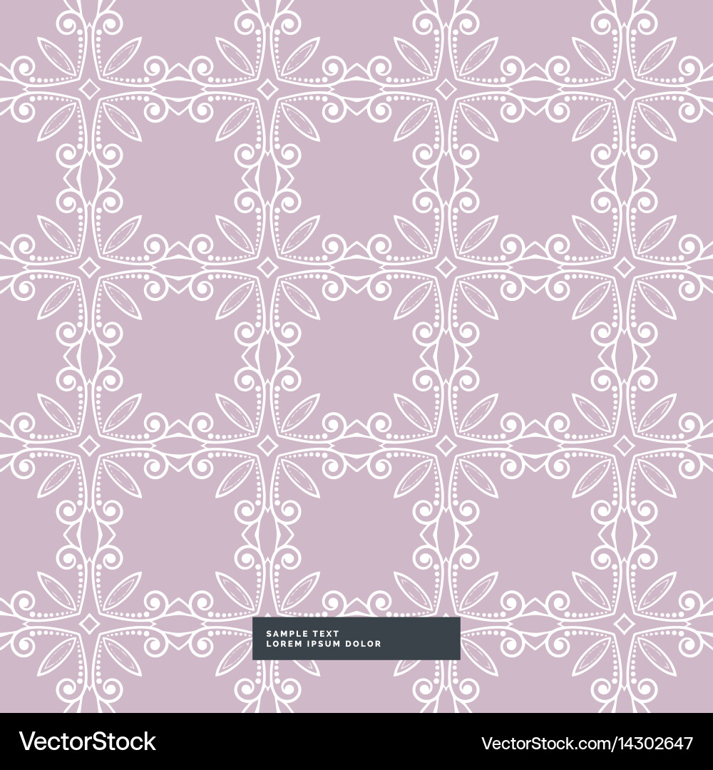 Floral pattern background with soft colors Vector Image