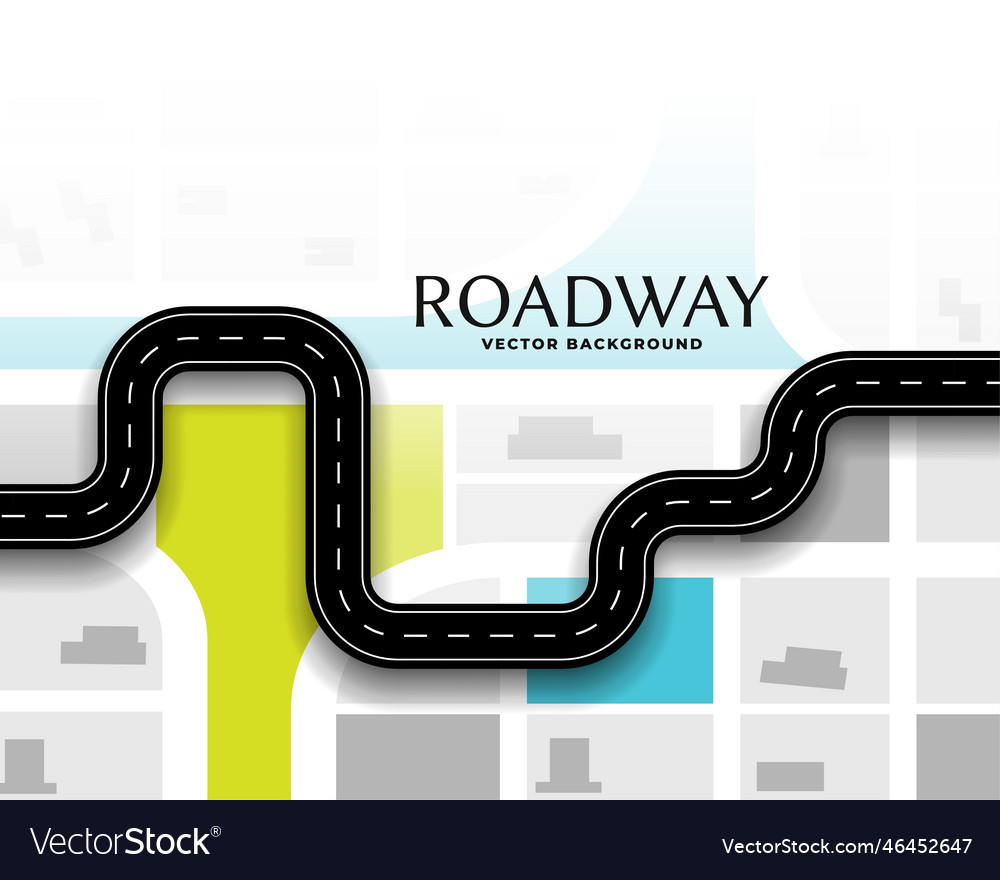 Journey route road map concept background design Vector Image Journey route road map concept background design Vector Image