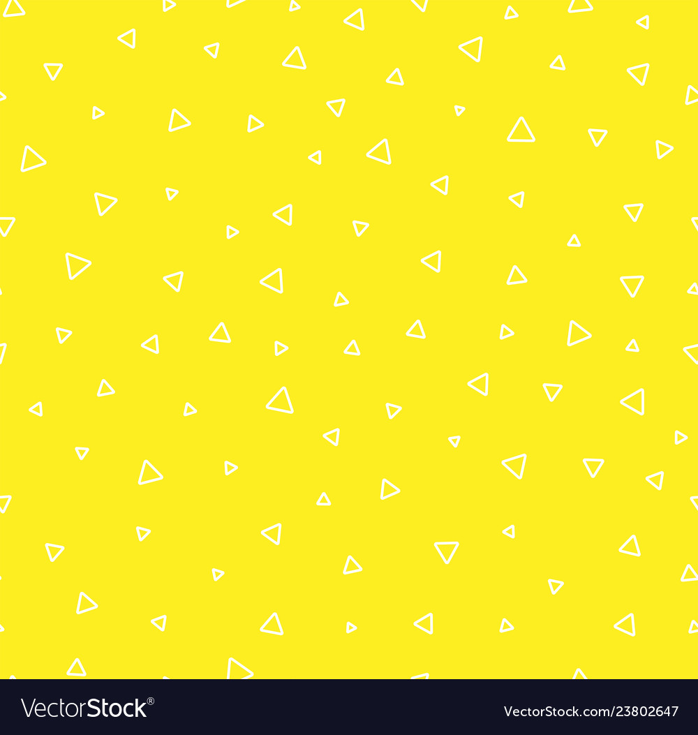 Triangles abstract seamless pattern chaotic Vector Image