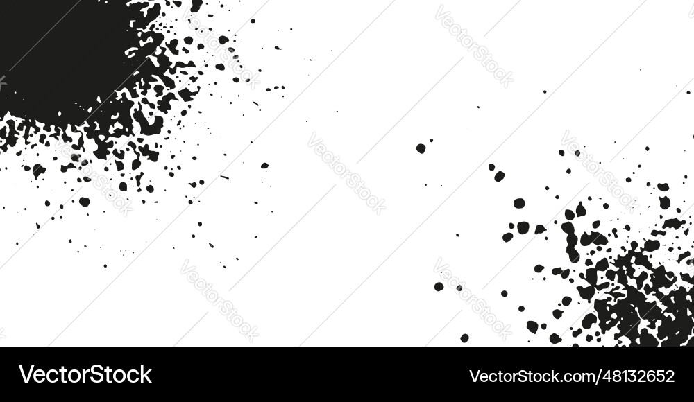 Grunge texture paintbrush splotch paint brush Vector Image