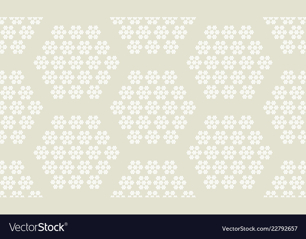 Abstract geometric small hexagons seamless pattern