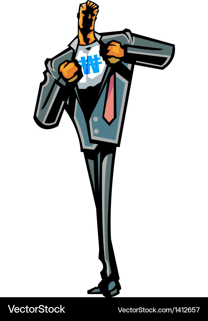Close-up of man standing Royalty Free Vector Image
