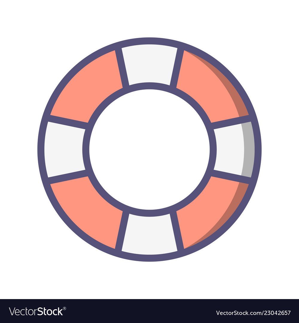 Life preserver icon Royalty Free Vector Image - VectorStock