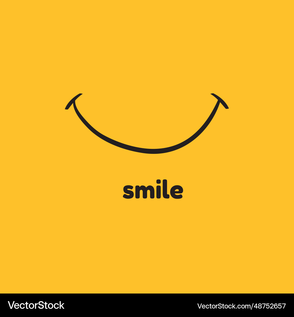 Smiley icon graphic design symbol or logo Vector Image