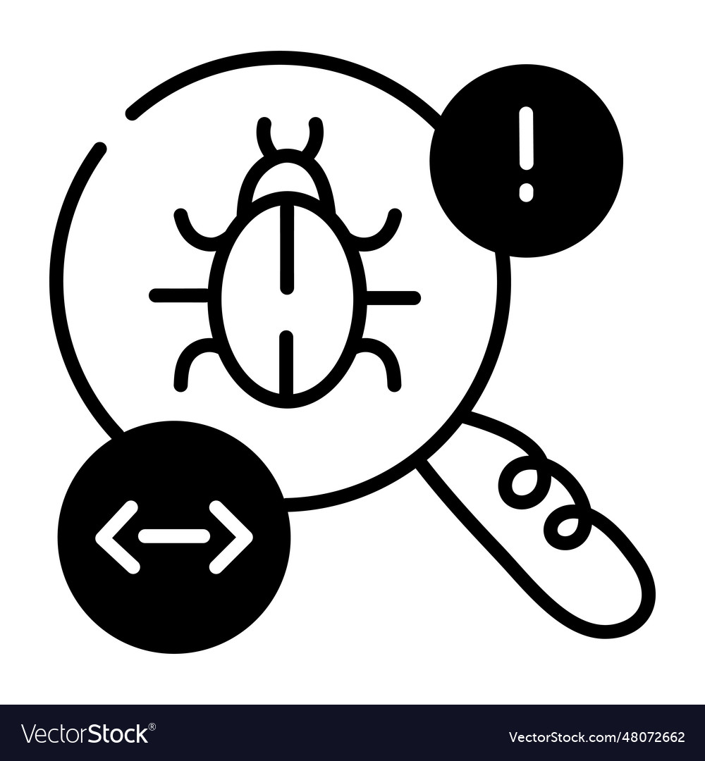 Code bug Royalty Free Vector Image - VectorStock