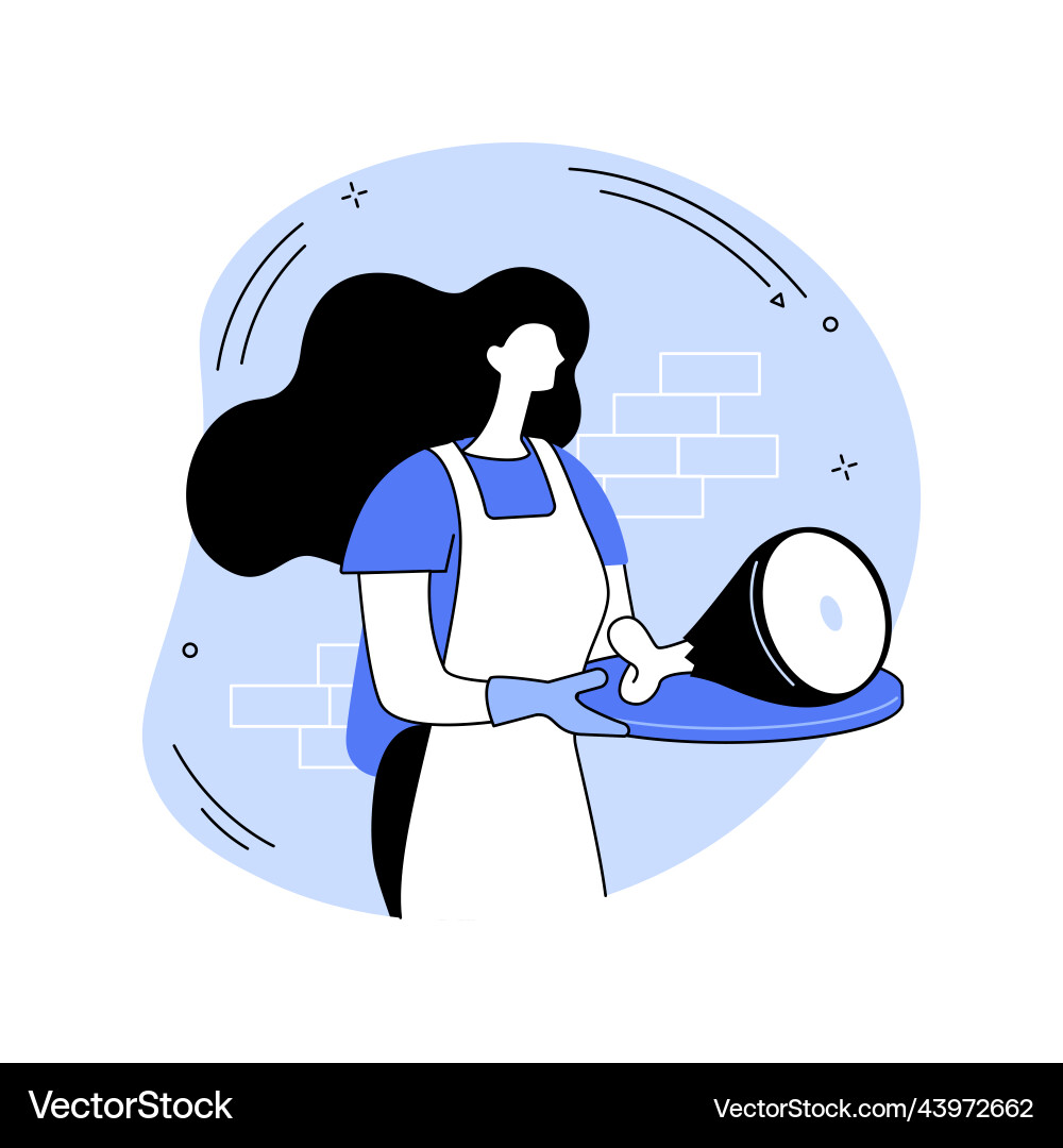 High quality meet isolated cartoon Royalty Free Vector Image