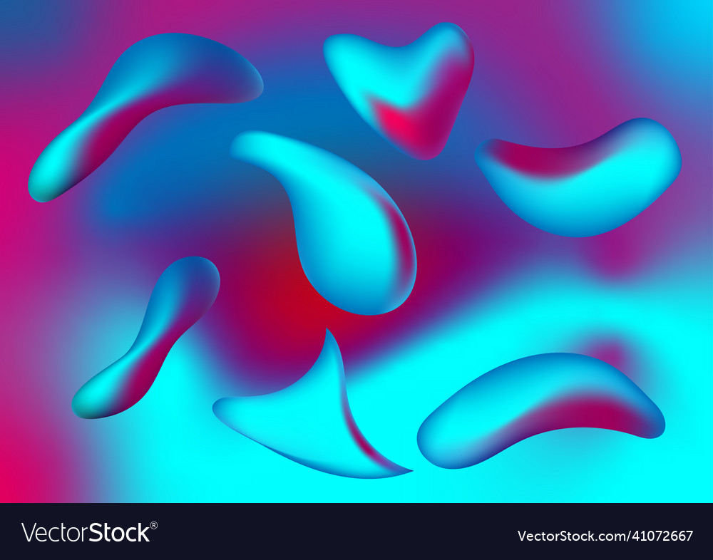 Abstract background fluid style gradient Vector Image
