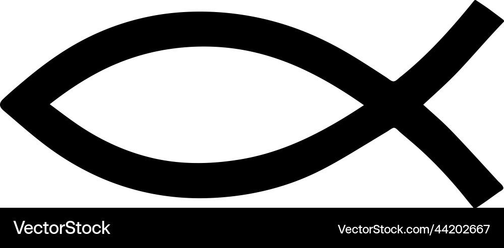 Christian fish religious religion god Royalty Free Vector