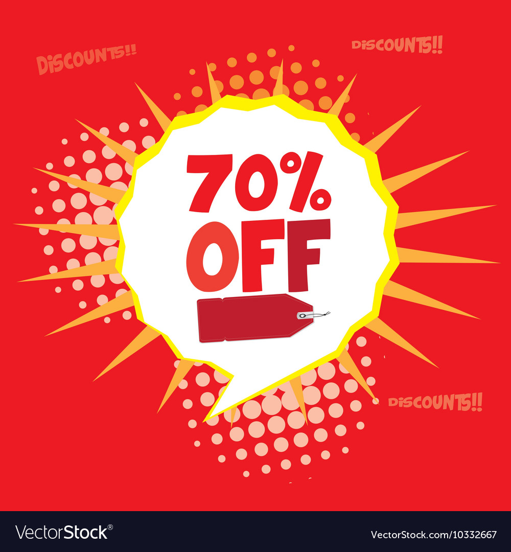 Comic sales Royalty Free Vector Image - VectorStock Comic sales Royalty Free Vector Image - VectorStock