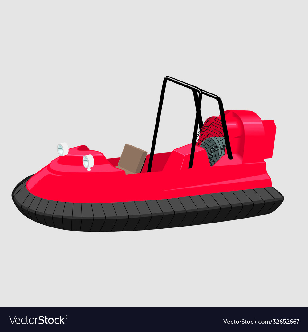 Hovercraft Royalty Free Vector Image - VectorStock