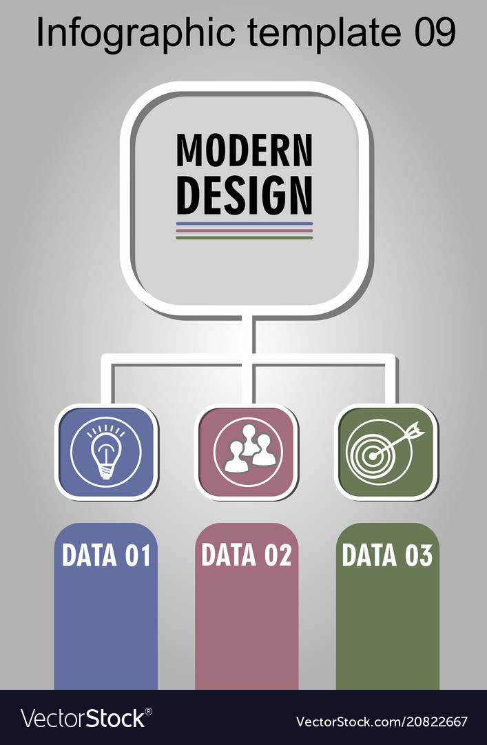 Infographic process visualization template Vector Image