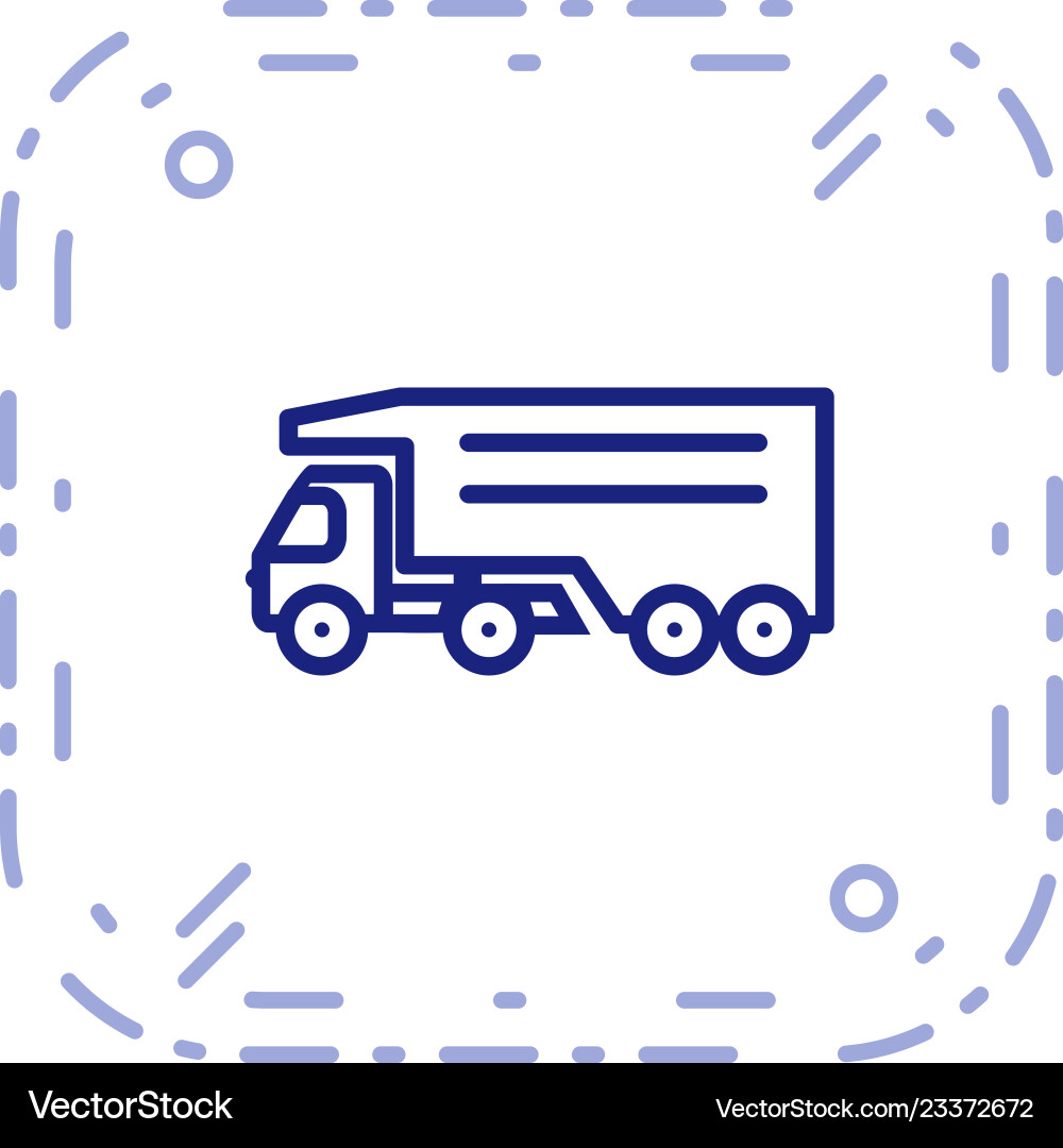 Tipper truck icon Royalty Free Vector Image - VectorStock