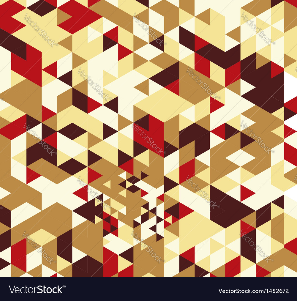 Triangle retro background Royalty Free Vector Image