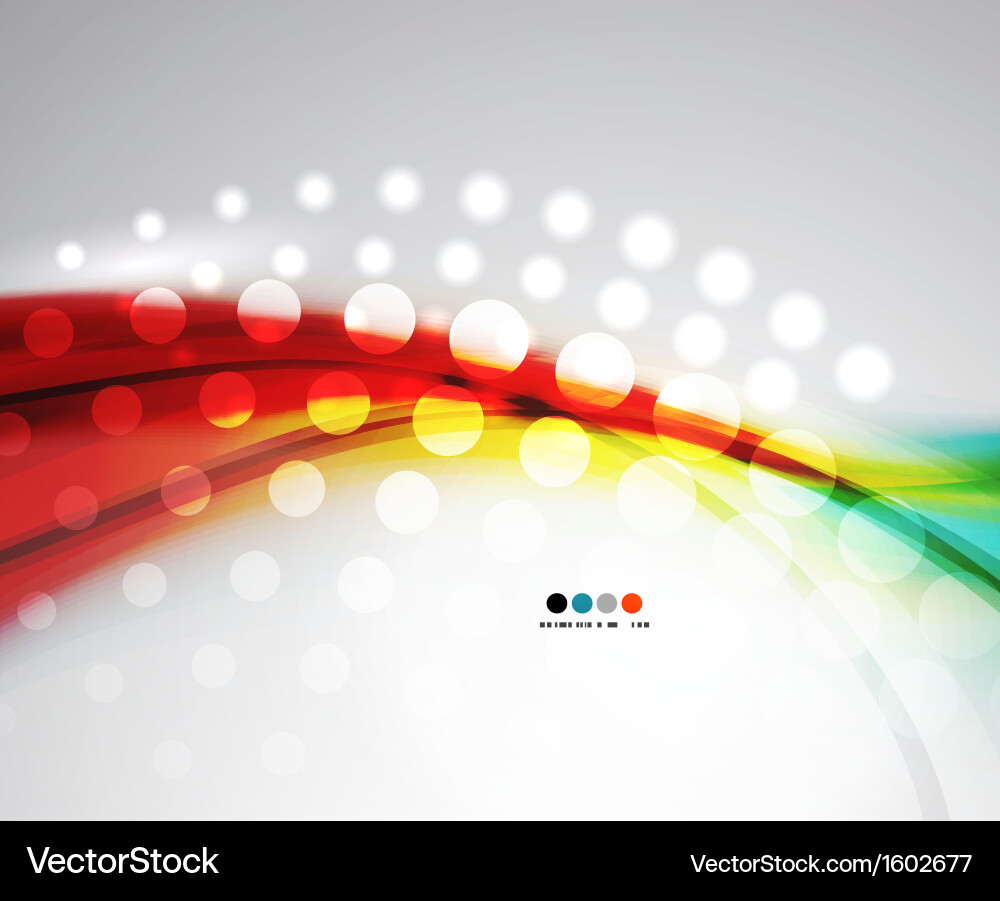 Abstract red shiny wave pattern Royalty Free Vector Image
