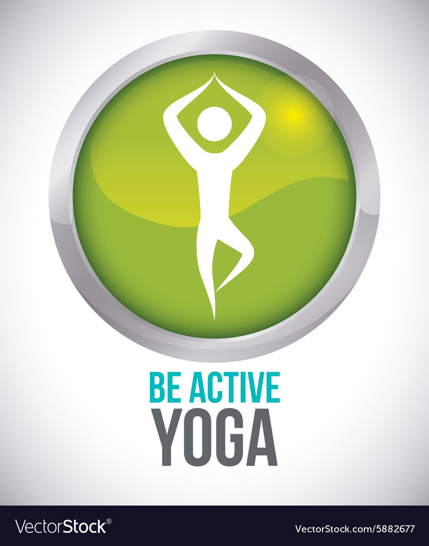 Be active design Royalty Free Vector Image - VectorStock