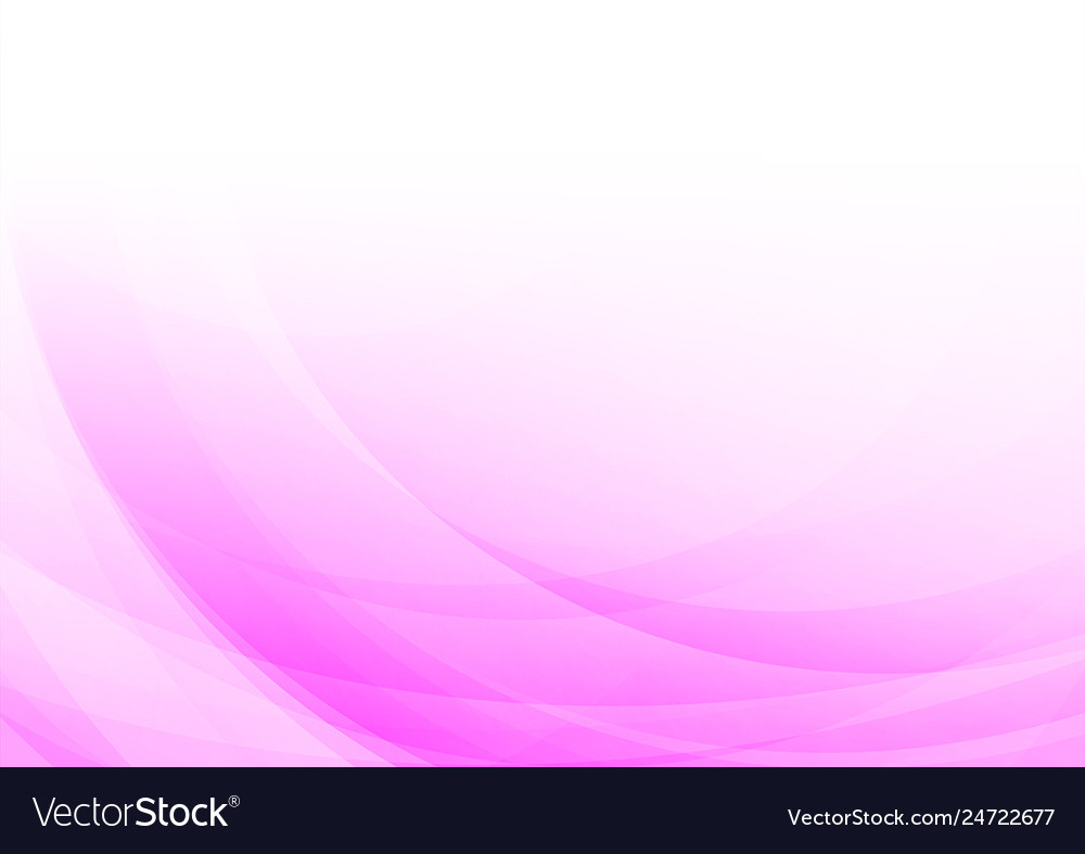 Curved abstract white pink background Royalty Free Vector