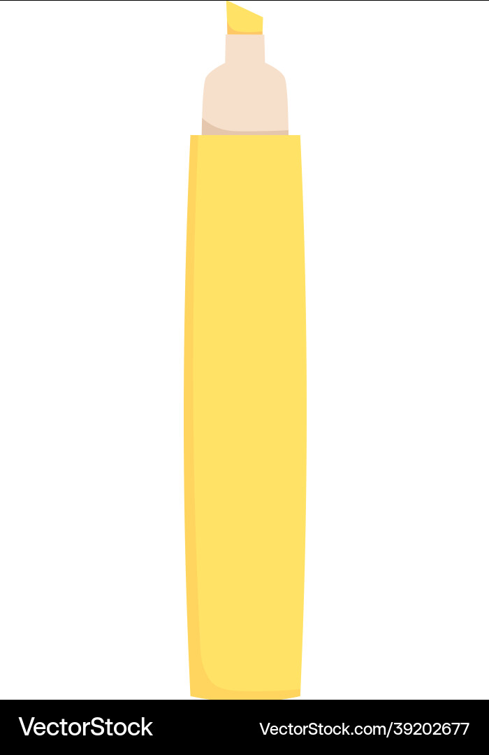 Marker icon cartoon paint pencil Royalty Free Vector Image