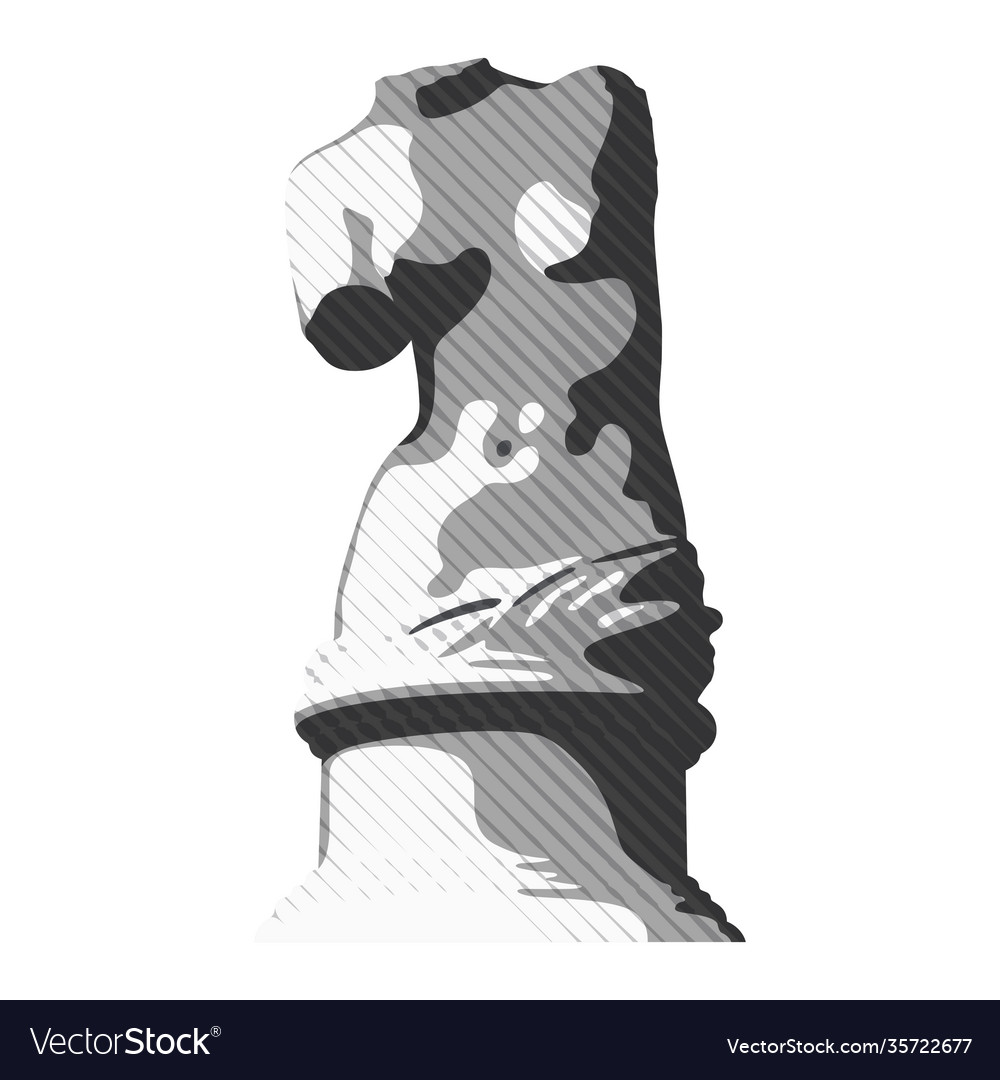 Statue 003 Royalty Free Vector Image - VectorStock