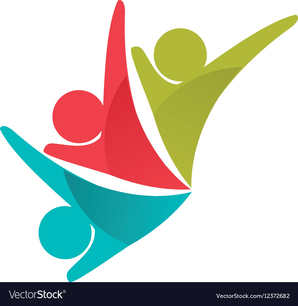 Abstract figure human Royalty Free Vector Image