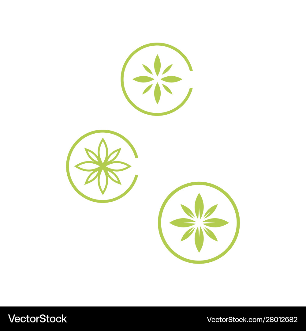 Alternative renewable sustainable energy logo Vector Image