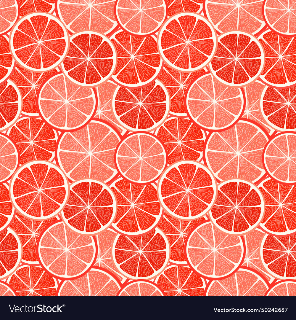 Citrus seamless pattern background Royalty Free Vector Image