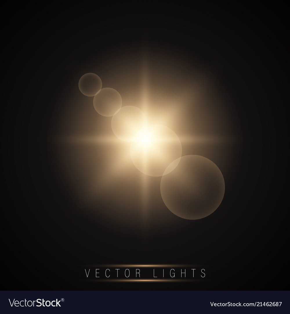 Glow light effect Royalty Free Vector Image - VectorStock