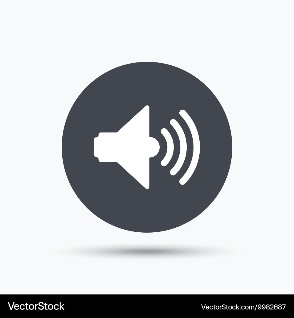 Sound icon music dynamic sign Royalty Free Vector Image