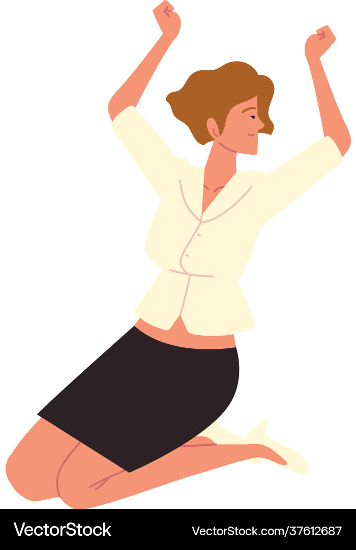 Successful business woman Royalty Free Vector Image