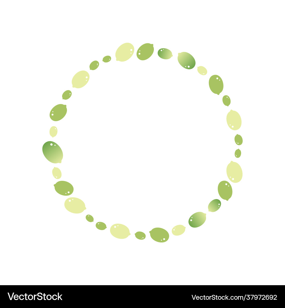 Green raw shelled pumpkin seeds round frame Vector Image