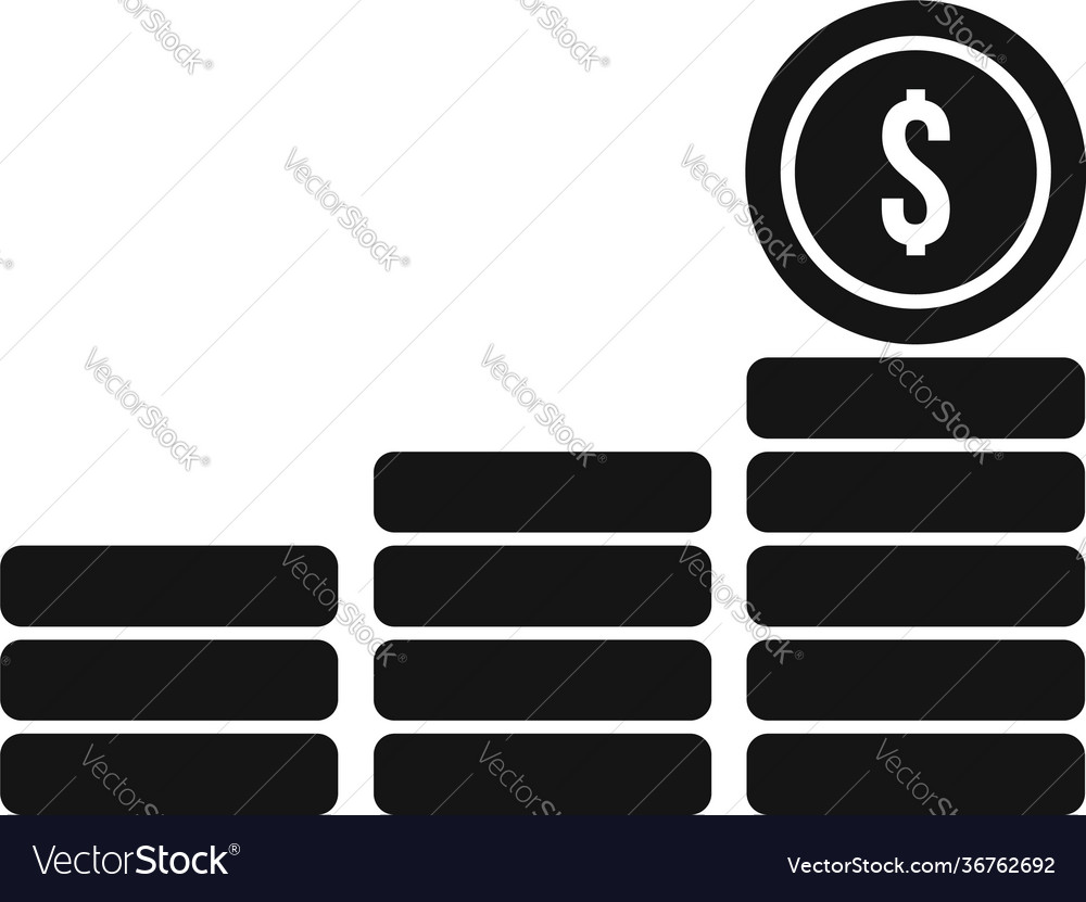 Restructuring dollar icon simple style Royalty Free Vector Restructuring dollar icon simple style Royalty Free Vector