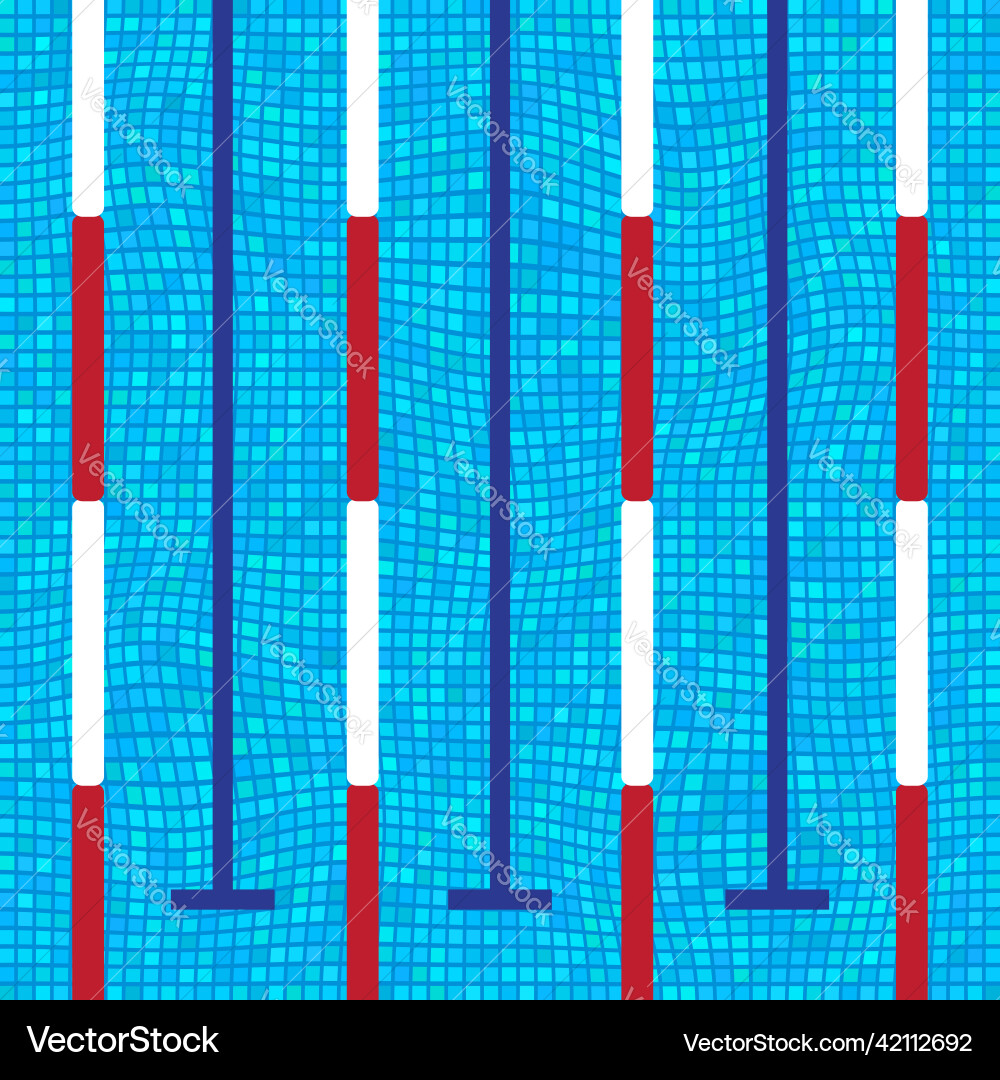 Sport swimming pool texture transparent wave Vector Image